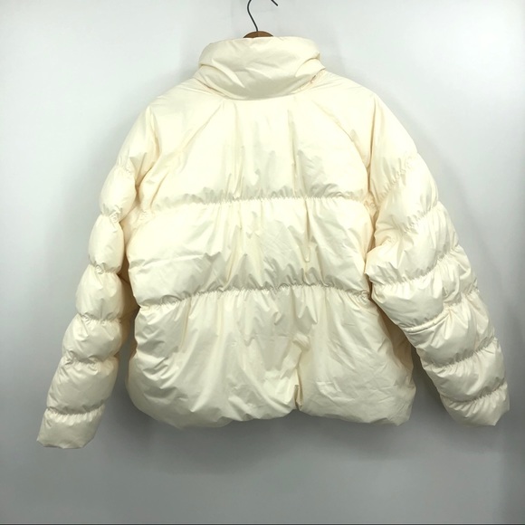 Nike | Jackets & Coats | Nike Cream Off White Cozy Winter Statement ...